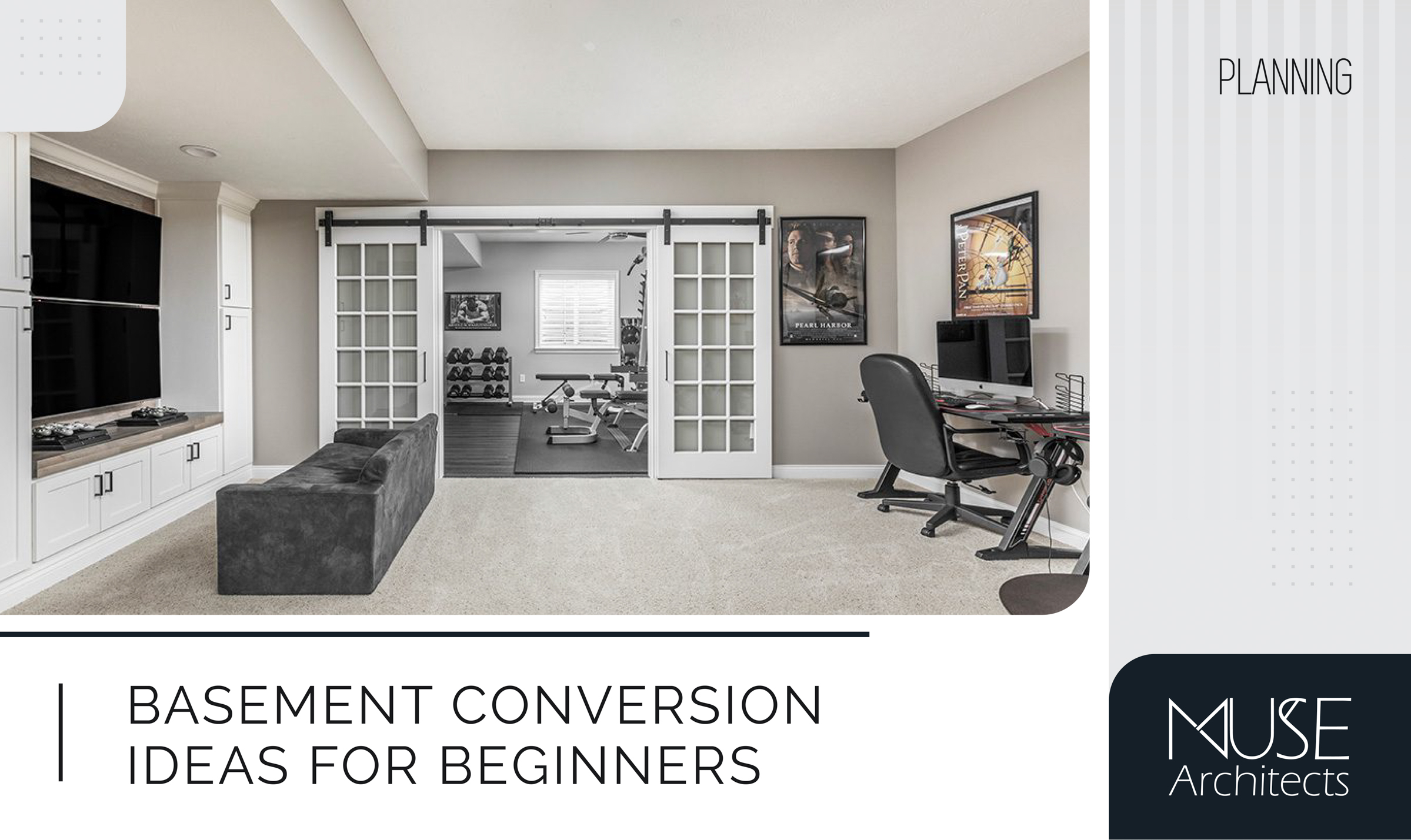 Basement Conversion Ideas for Beginners - Muse Architects, Manchester